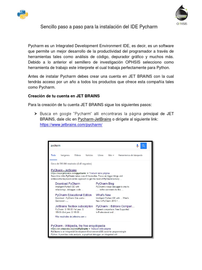 Instalacion Pycharm | PDF | Entorno de desarrollo integrado | Python ...