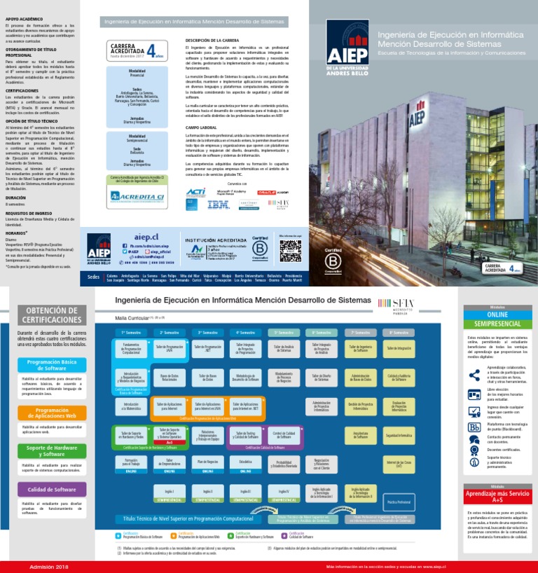 Ing Ejec en Inf Mencion Sistemas | PDF | Programación de computadoras | Software