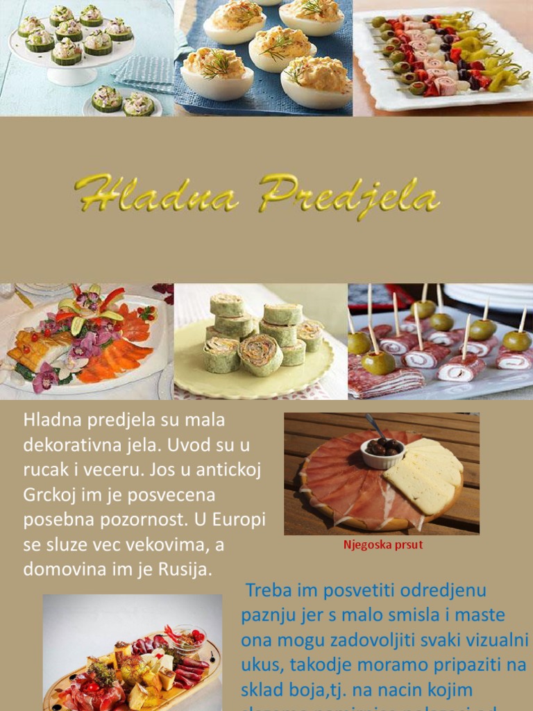 Hladna Predjela | PDF