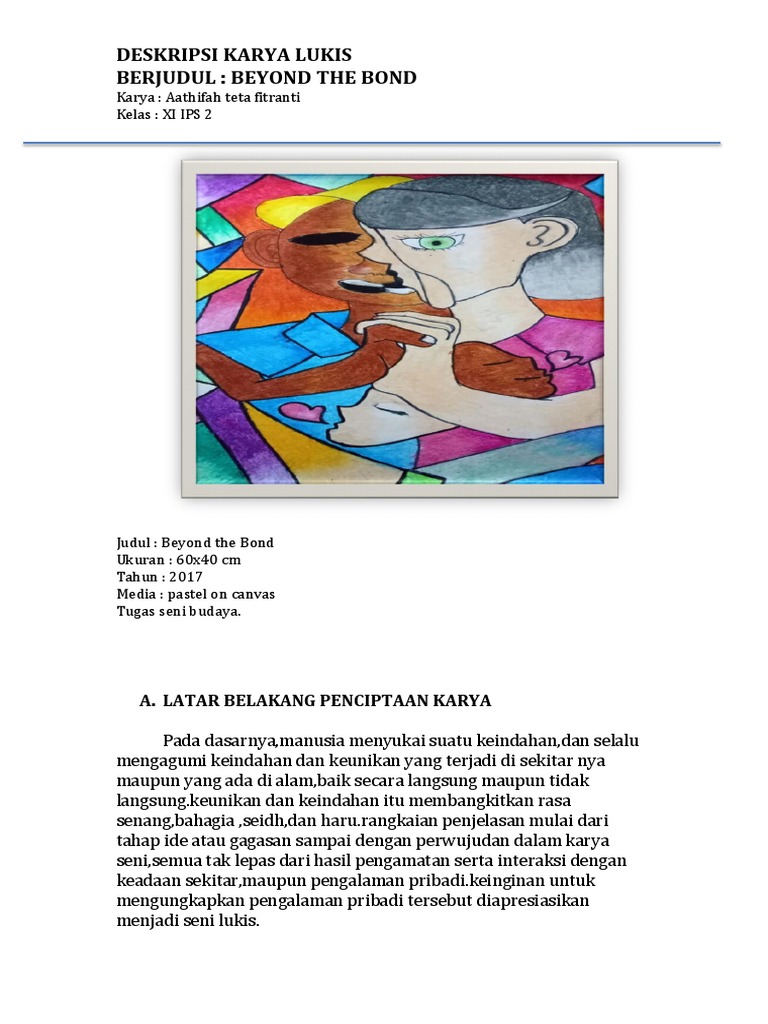 Deskripsi Karya Lukis | PDF