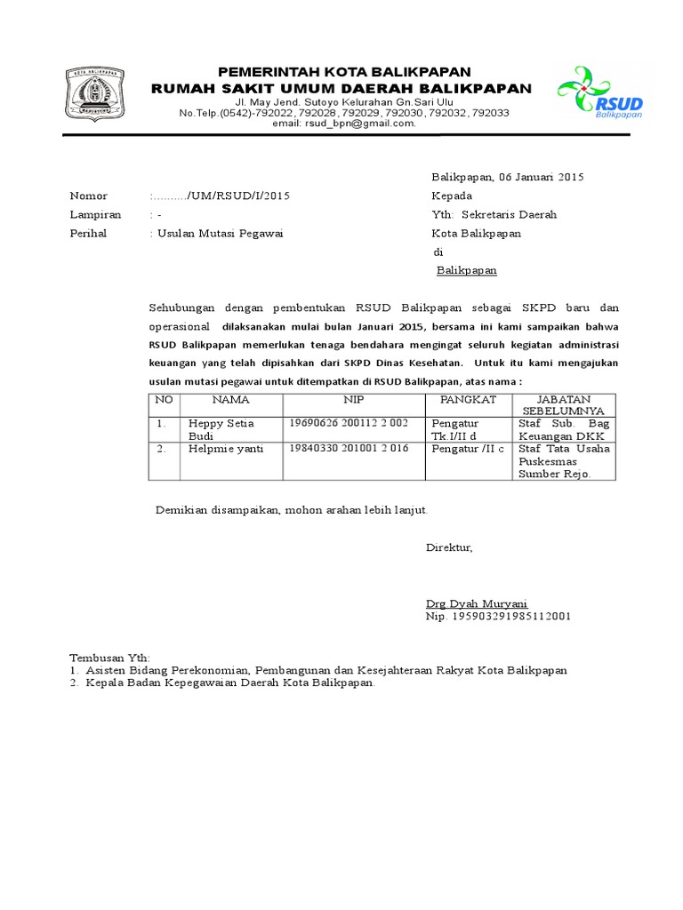 Surat Kepegawaian | PDF