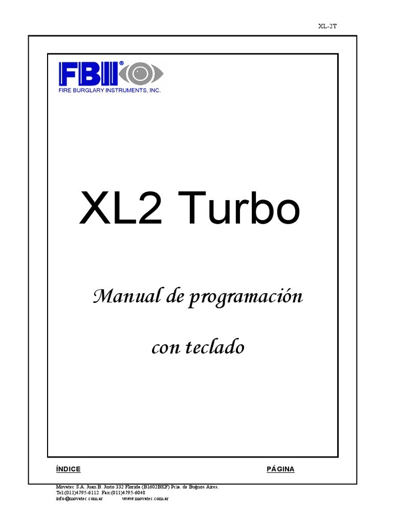 FBII XL2T Manual de Instalacion-2 PDF | PDF | Teclado | Duplex ...