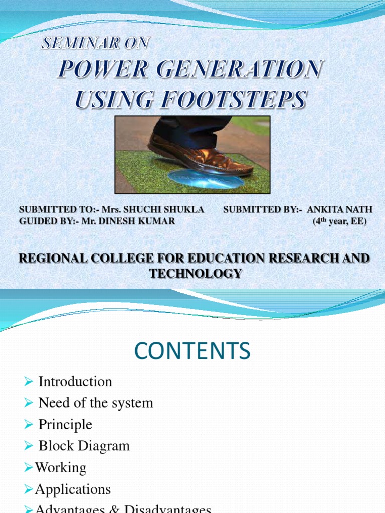 Regional College For Education Research and Technology | PDF | Energy ...