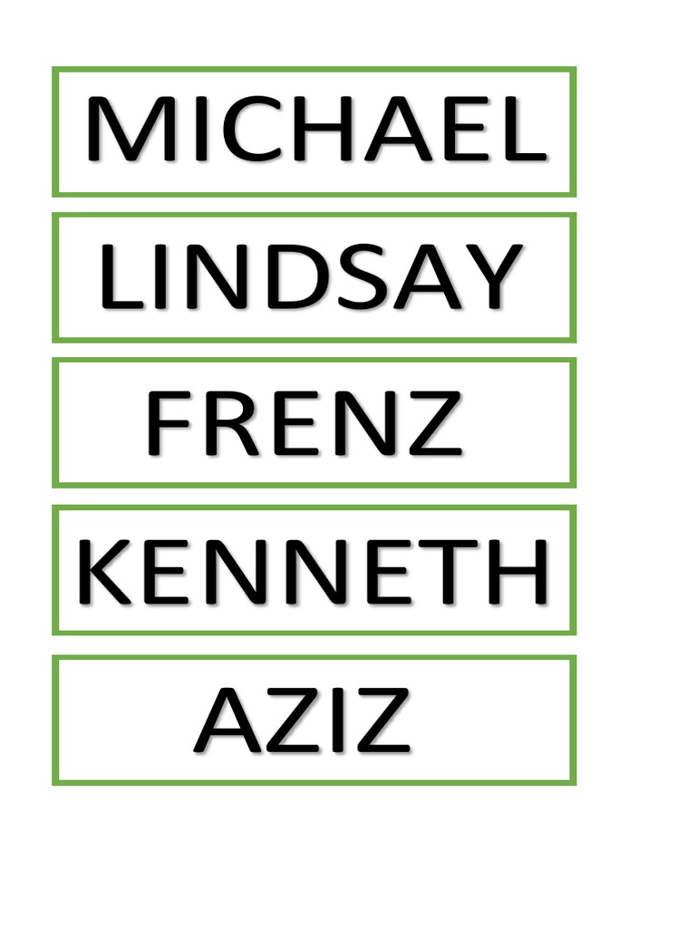 Michael Lindsay Frenz Aziz Kenneth | PDF