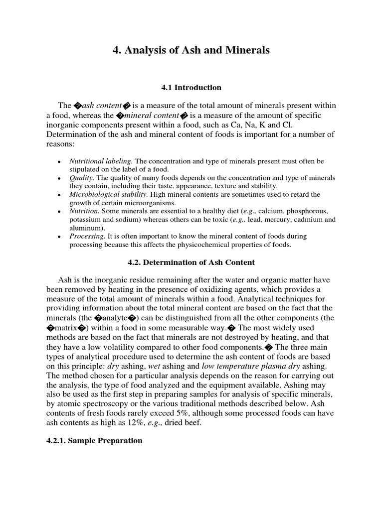 Ash Content | PDF | Absorption Spectroscopy | Emission Spectrum