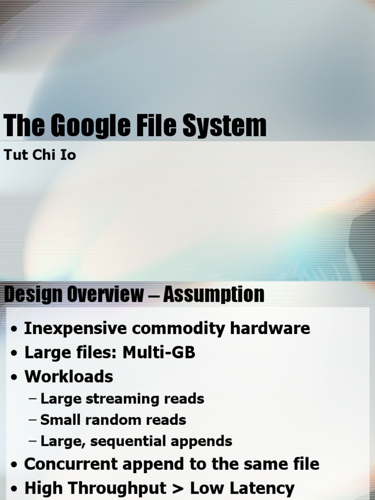 Gfs Google File System 13331 | PDF | Distributed Computing ...