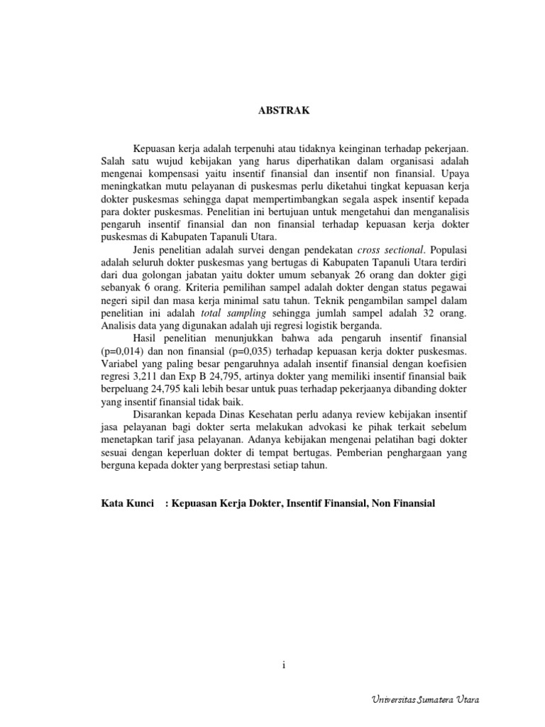 contoh abstract penelitian