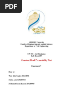 Falling Head Permeability Test Lab Report | PDF | Porosity | Soil