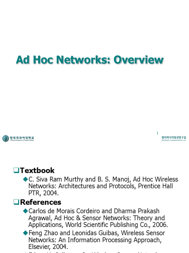 An Overview of Ad Hoc Networks: Architectures, Applications, and ...
