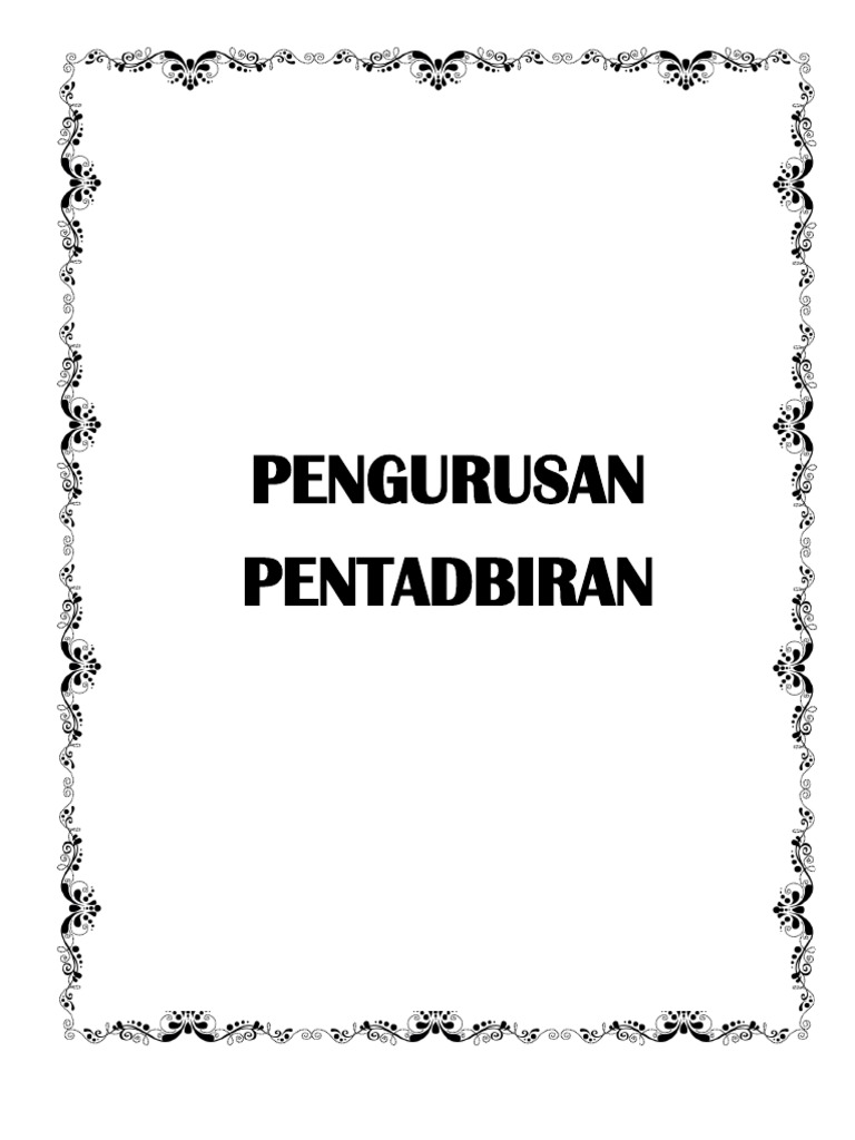 8 Divider Buku Pengurusan 2018 | PDF