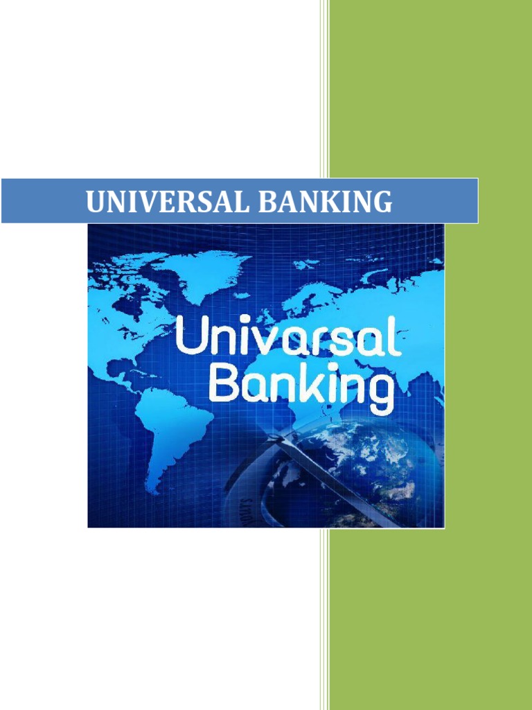 Universal Banking | PDF | Investment Banking | Banks
