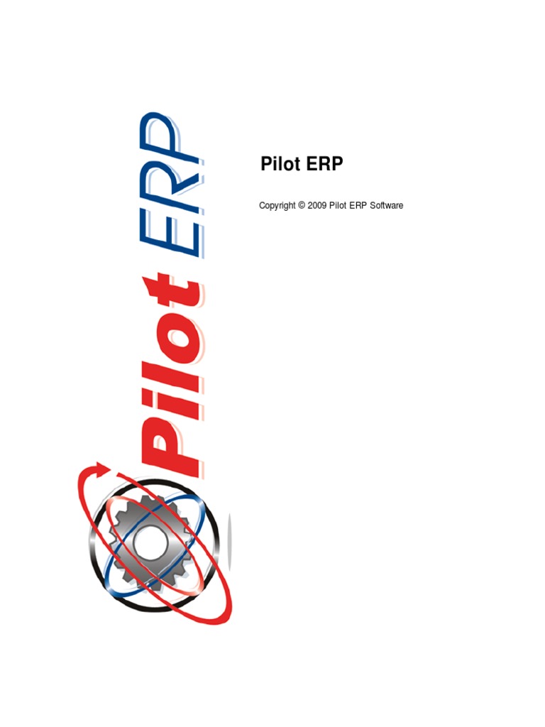 Pilot Erp User Manual | PDF | Enterprise Resource Planning | Inventory