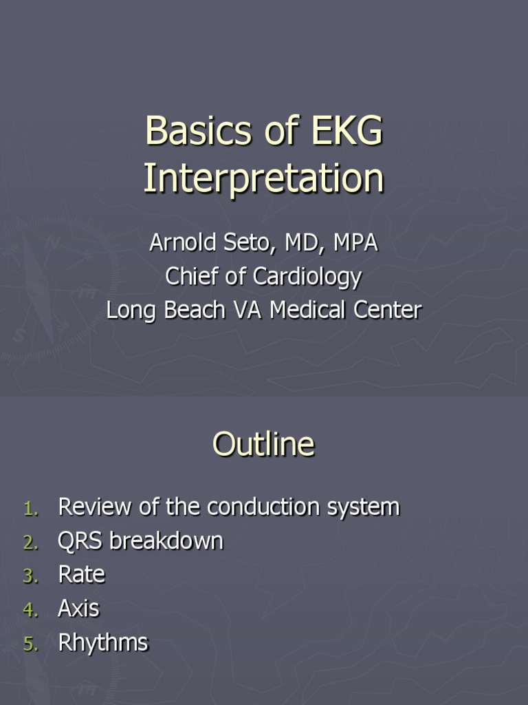 Basics of EKG Interpretation | PDF | Electrocardiography | Cardiac ...