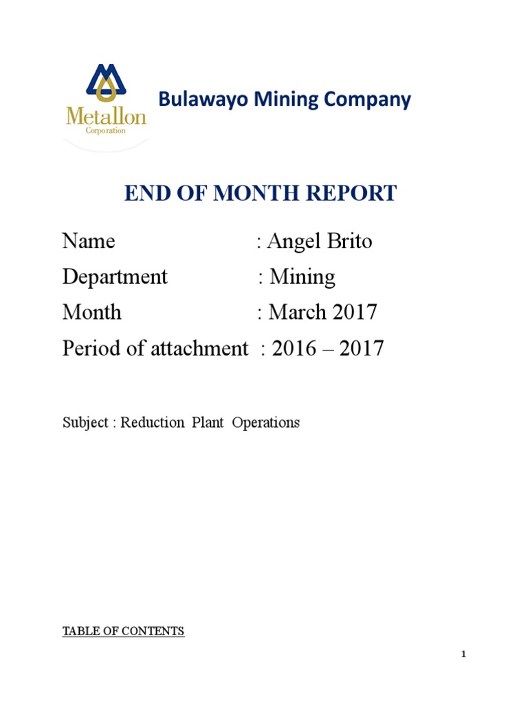 Mining Production Report | PDF | Mill (Grinding) | Pump
