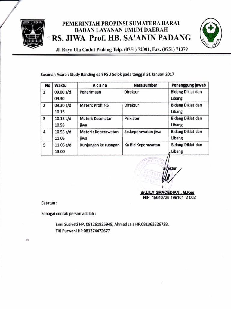 Lampiran Study Banding PDF | PDF