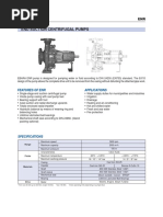 Geho ZPM TZPM Series Spec Sheet | PDF | Pump | Piston
