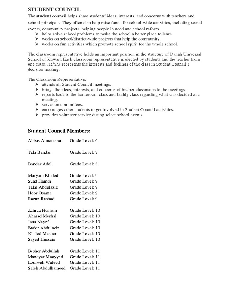 Student Council 2017-18 | Politics | Government