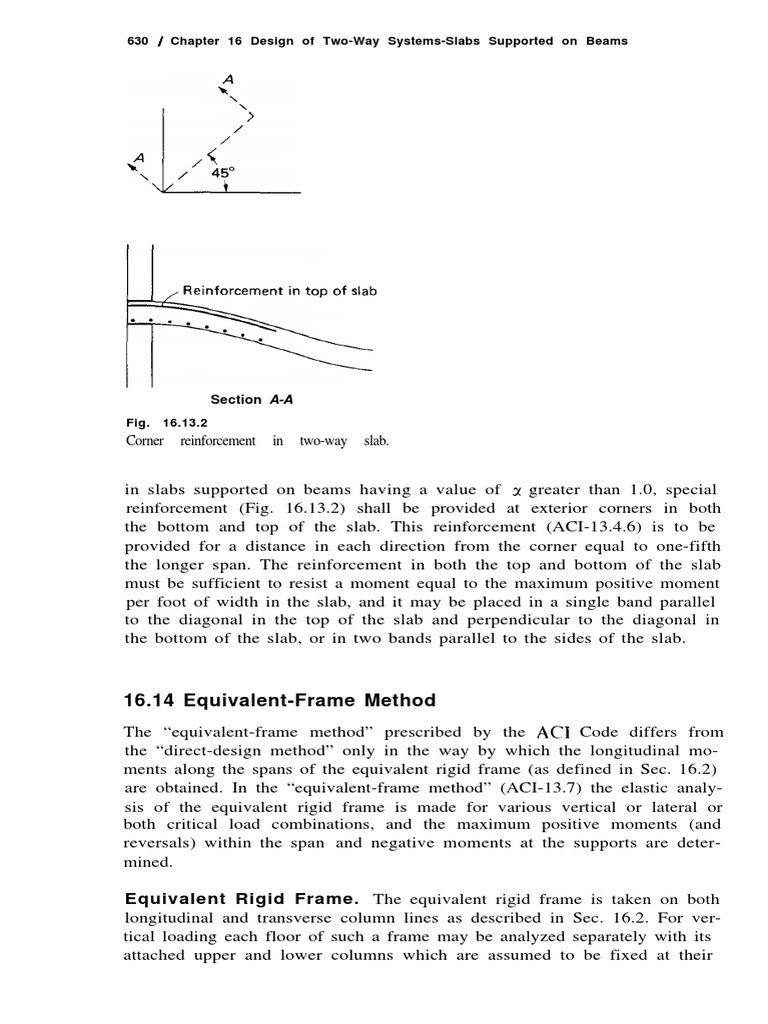 4 Equivalent Frame Method | PDF | Bending | Beam (Structure)