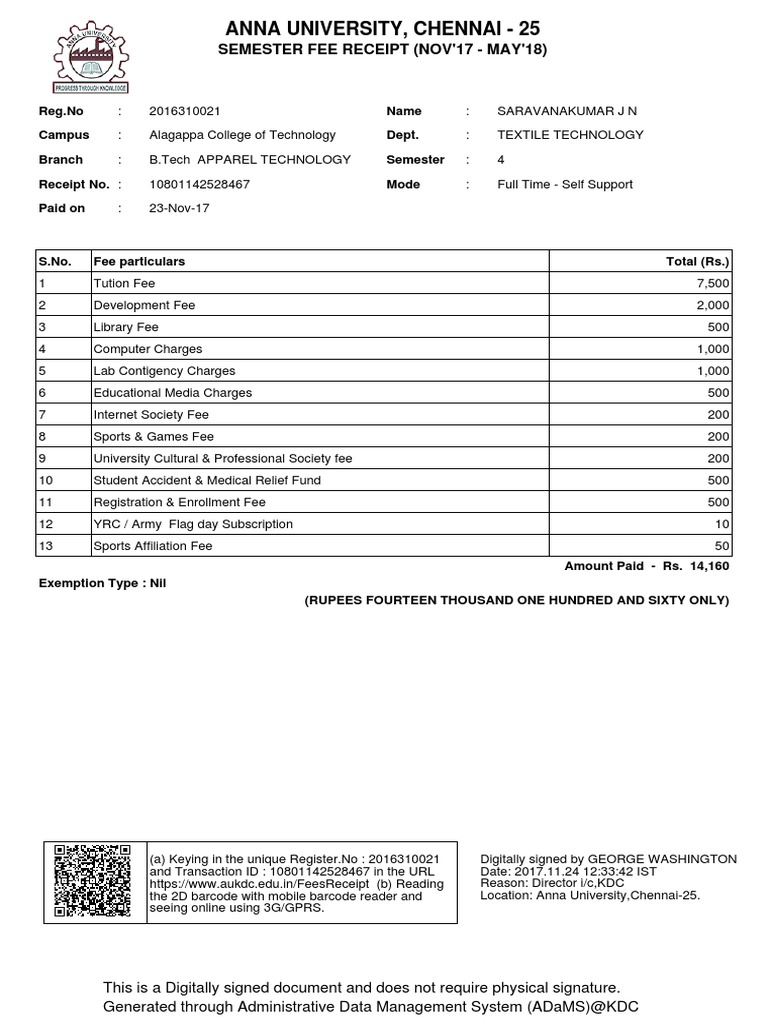 Sara 1 | PDF | Fee | Computing