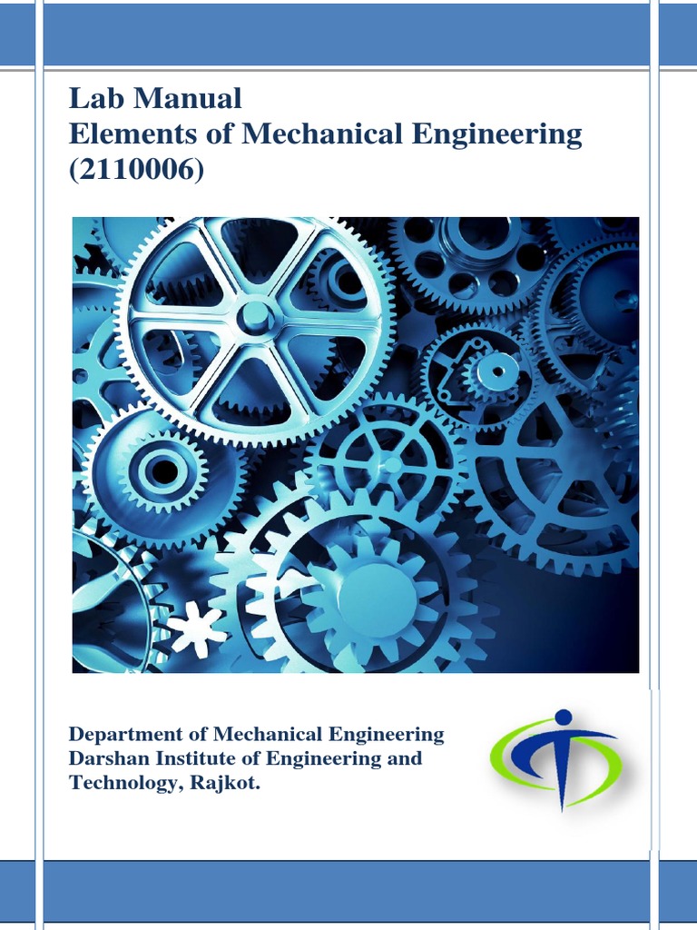 EME - Lab Manual - 02032016 - 091932AM | Download Free PDF | Gear | Piston