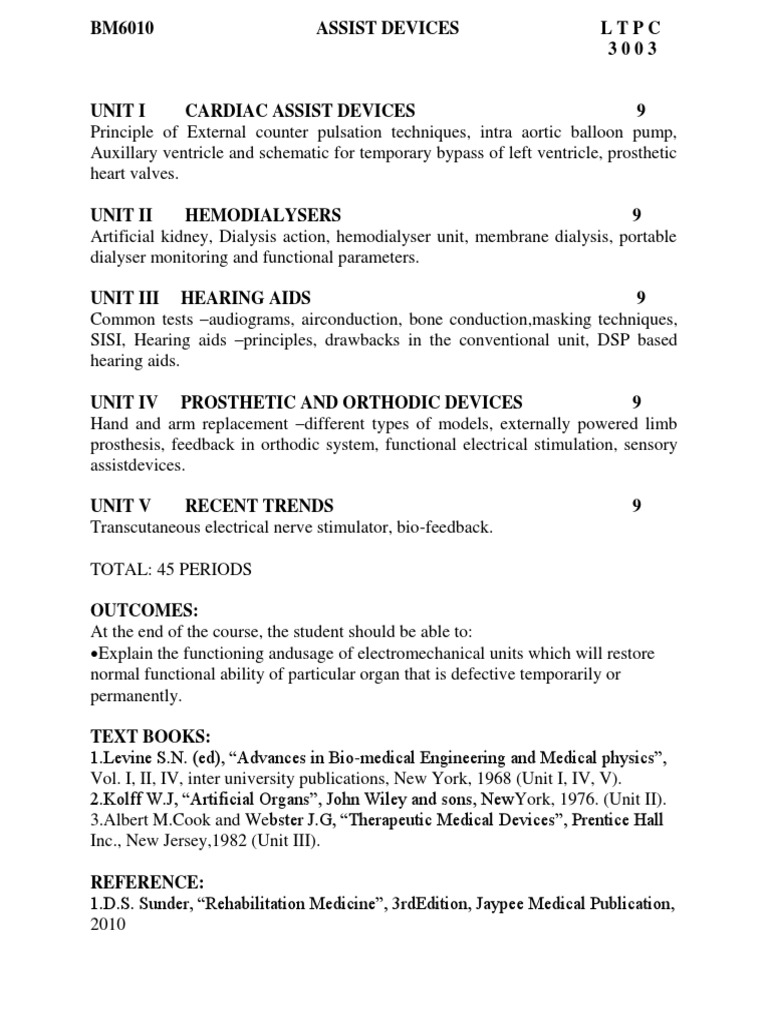 Assist Devices | PDF