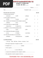 Grade2-Computer UT1 2020 PDF | PDF | Input/Output | Computing