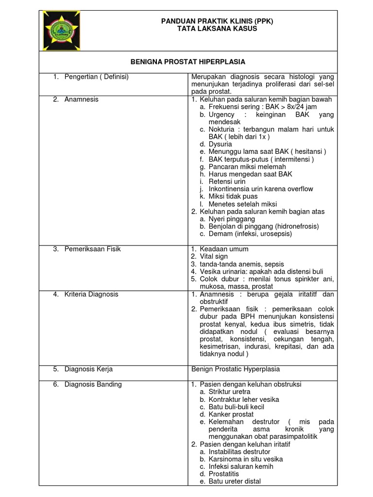 PPK BPH | PDF