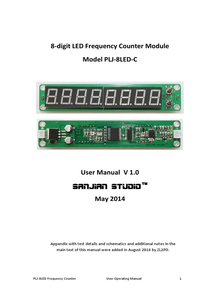 PLJ-8LED Manual Translation en | PDF | Hertz | Field Effect Transistor