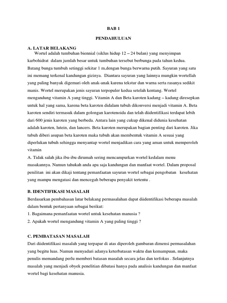 BAB 1 Proposal | PDF | Teknologi & Rekayasa