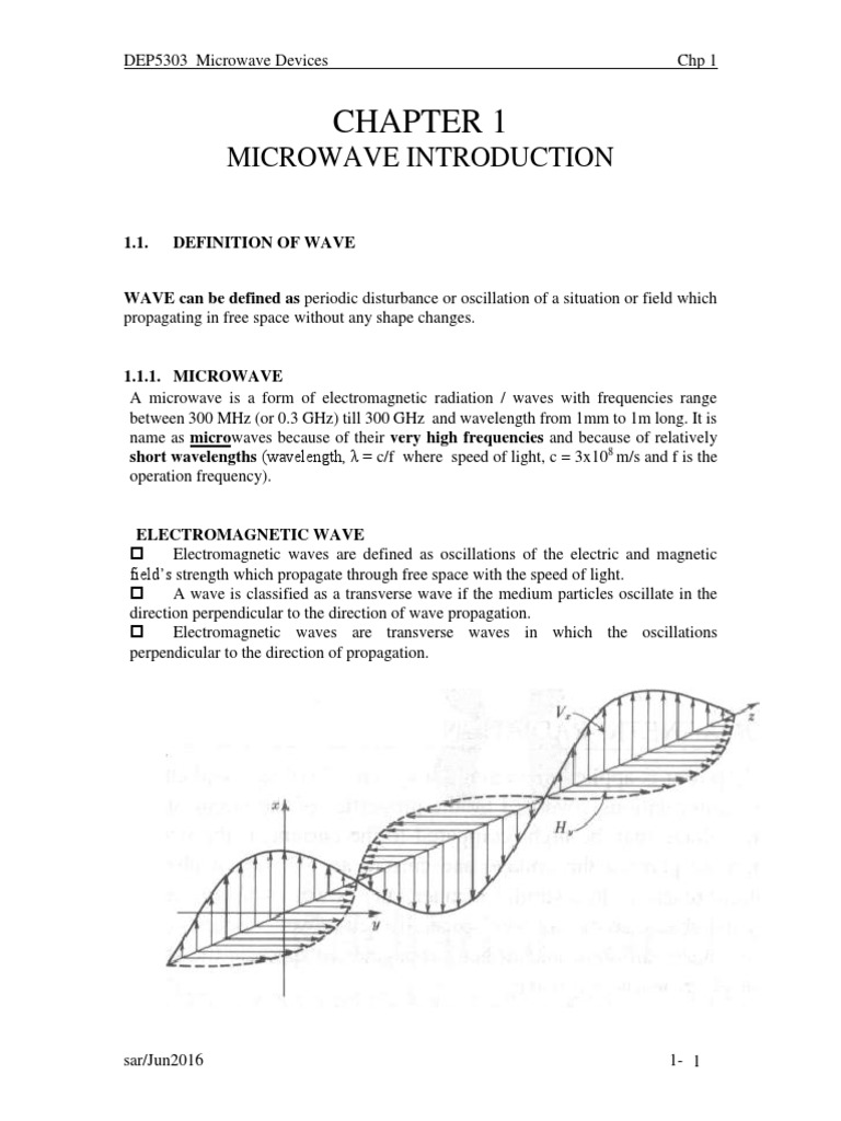 Microwave Communication Chapter 1 | PDF | Radio Frequency ...