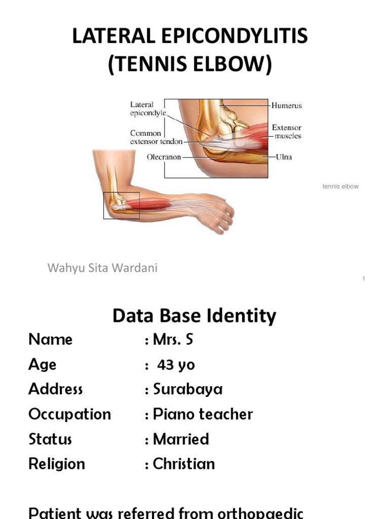 Tennis Elbow | PDF | Anatomical Terms Of Motion | Elbow