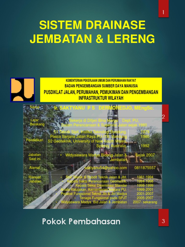 Modul 6-Sistem Drainase Jembatan Dan Lereng, 230 Hal | PDF