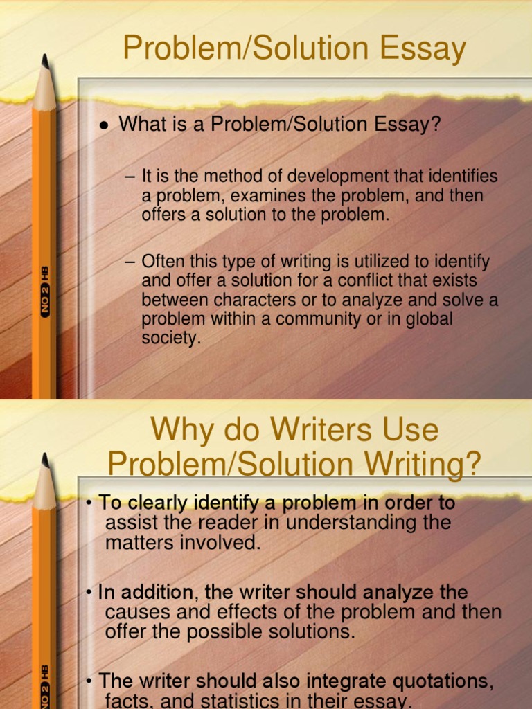 Problem and Solution | Download Free PDF | Essays | Communication