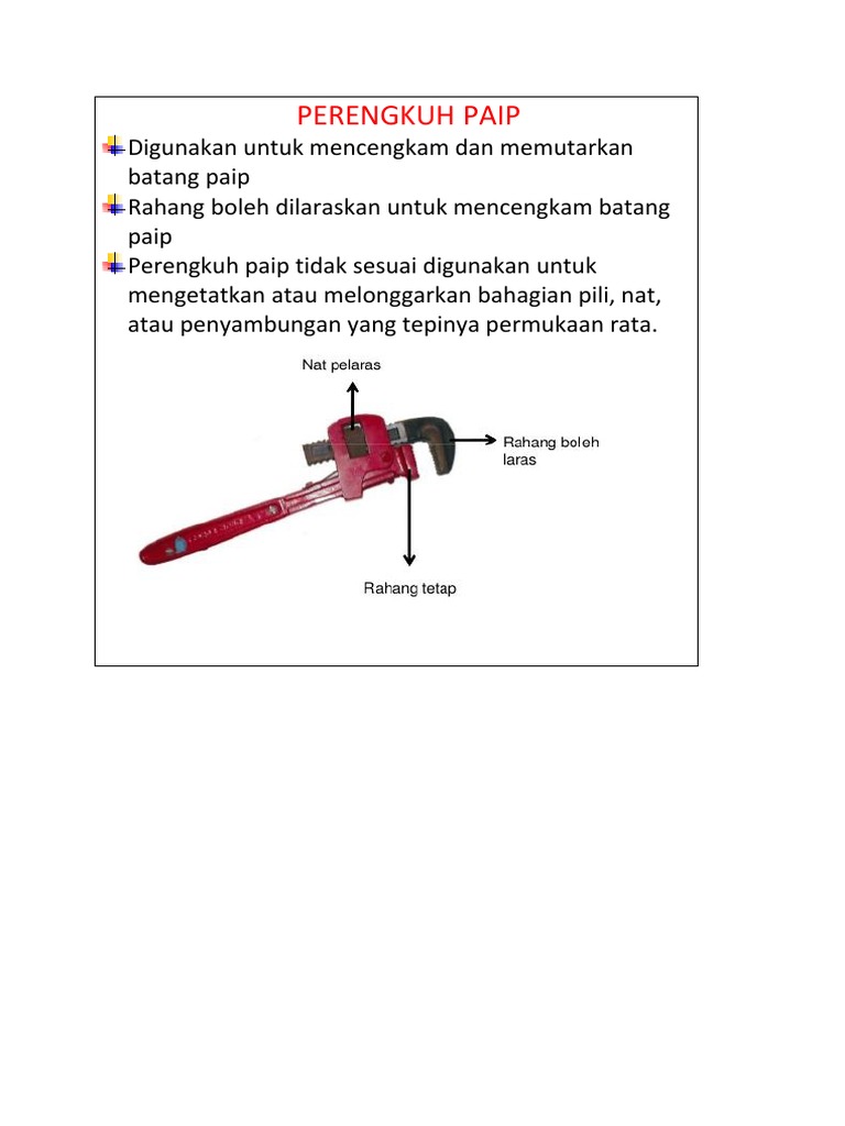 Nota Alatan Tangan (Pameran Bengkel) | PDF