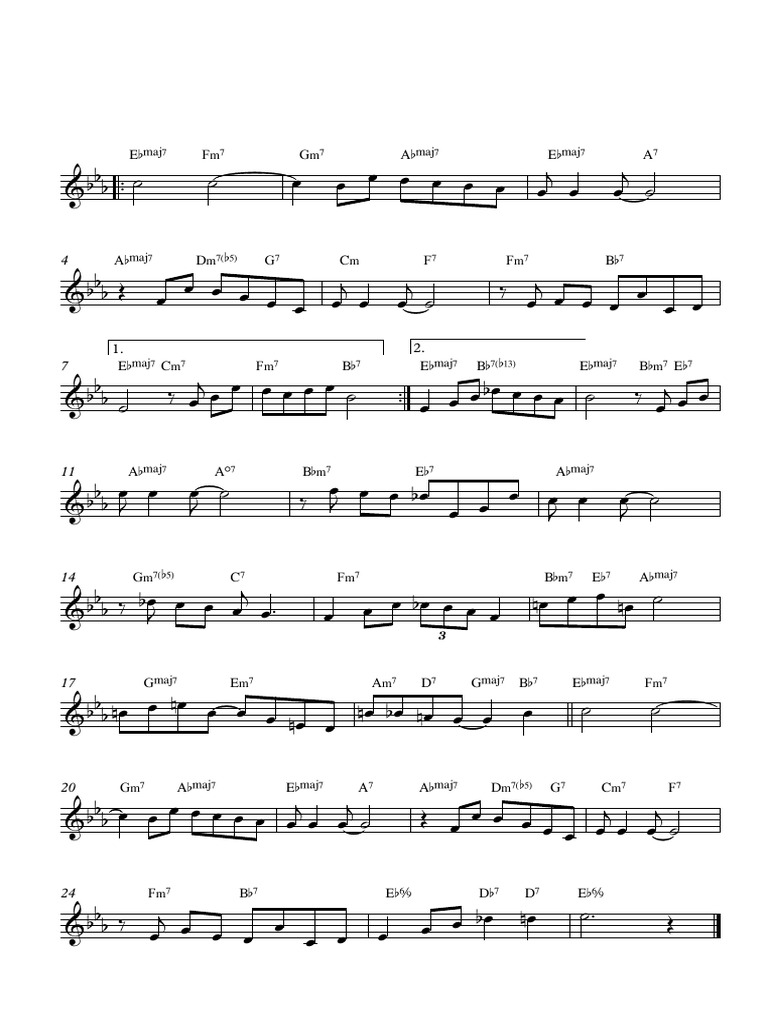 Skylark Eb - Partitura Completa | PDF