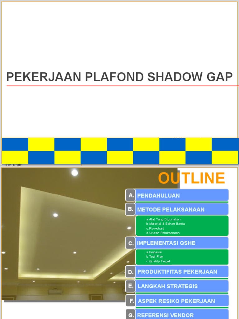 Metode Pekerjaan Pemasangan Plafond | PDF