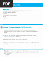 Notación de Barker en Modelos ER | PDF