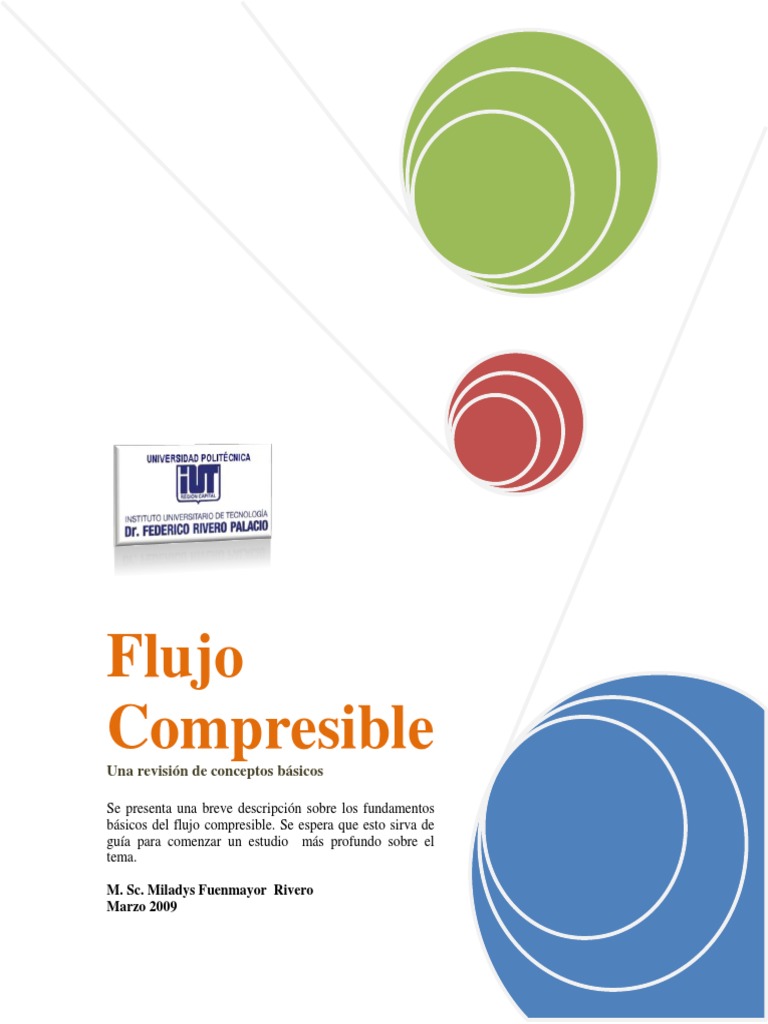 Flujo Compresible_Teoria.pdf | Flujo compresible | Número de Mach