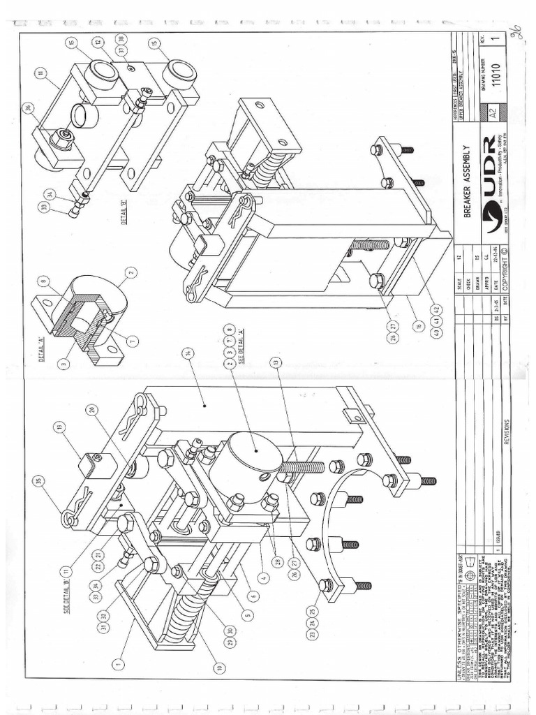 UDR 200 - 2 DE710 Parts Manual | PDF