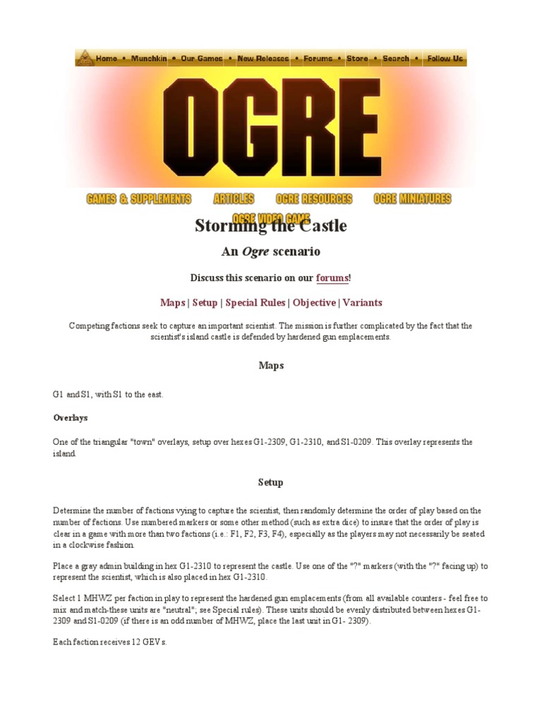 Storm The Castle | PDF | Infantry | Wars & Military