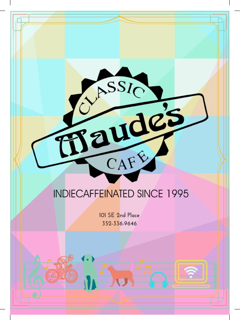 Maudes Menu | PDF | Salad | Sausage