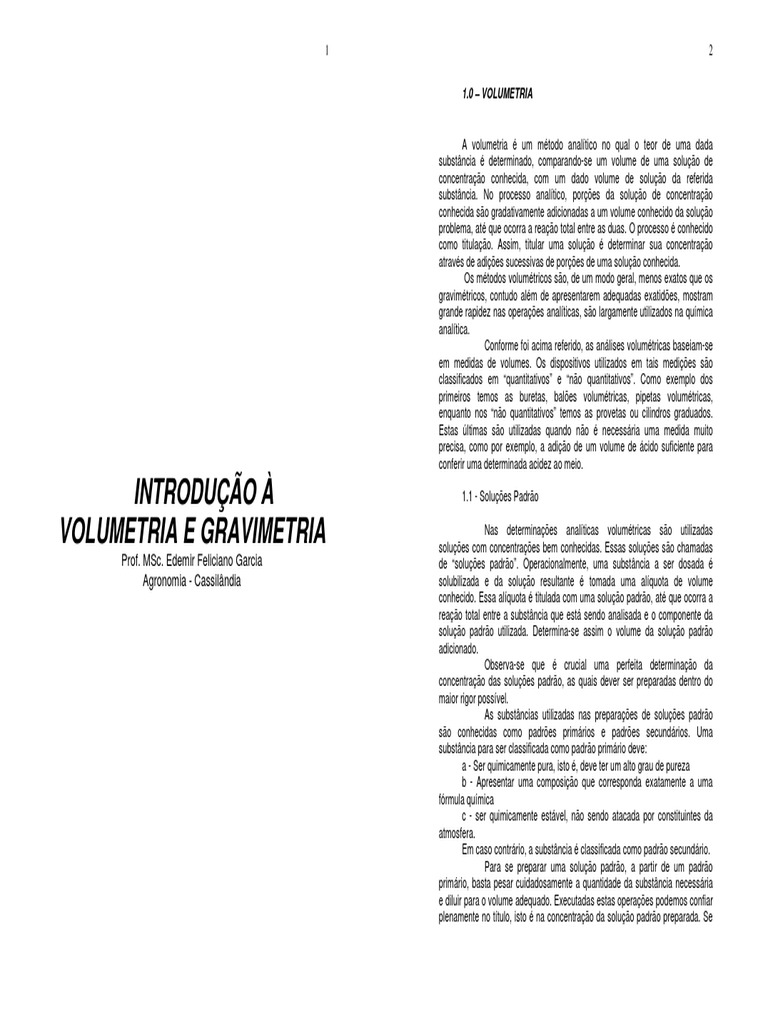 Titulometria e Gravimetria - AP - 2010-Artigo Bom | PDF | Titulação ...