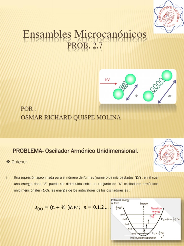 Problema.2.7 - Presentación - Mecanica Estadistica - Pathria | PDF