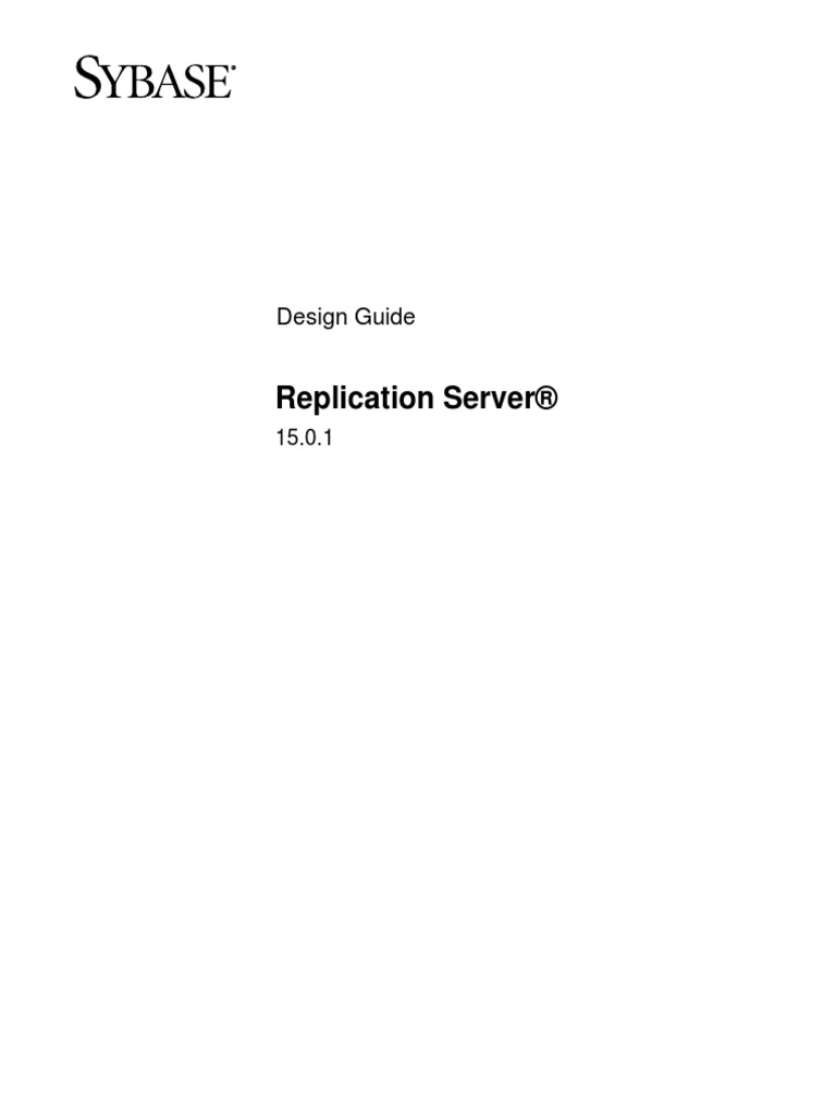 Sybase Capacity Planning Design | PDF | Replication (Computing) | Bracket