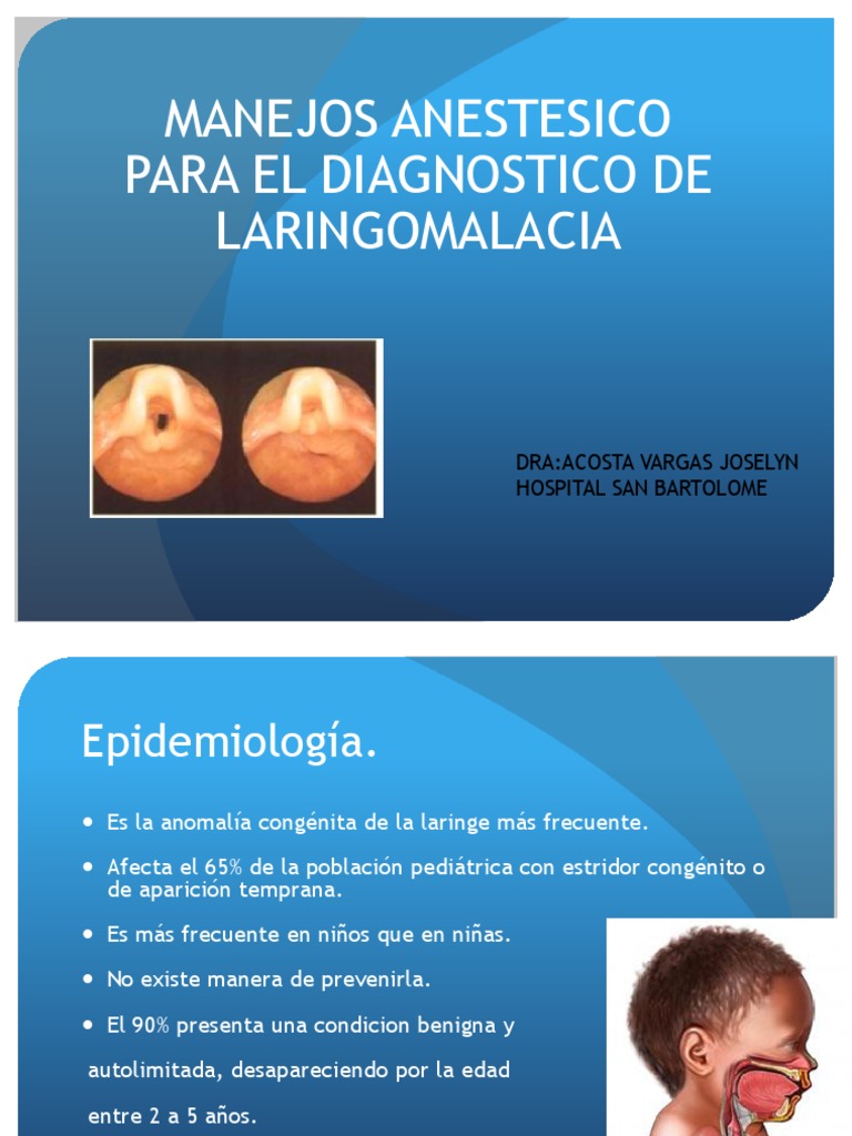 Diagnostico de Laringomalacia | PDF | Apnea | Medicina CLINICA