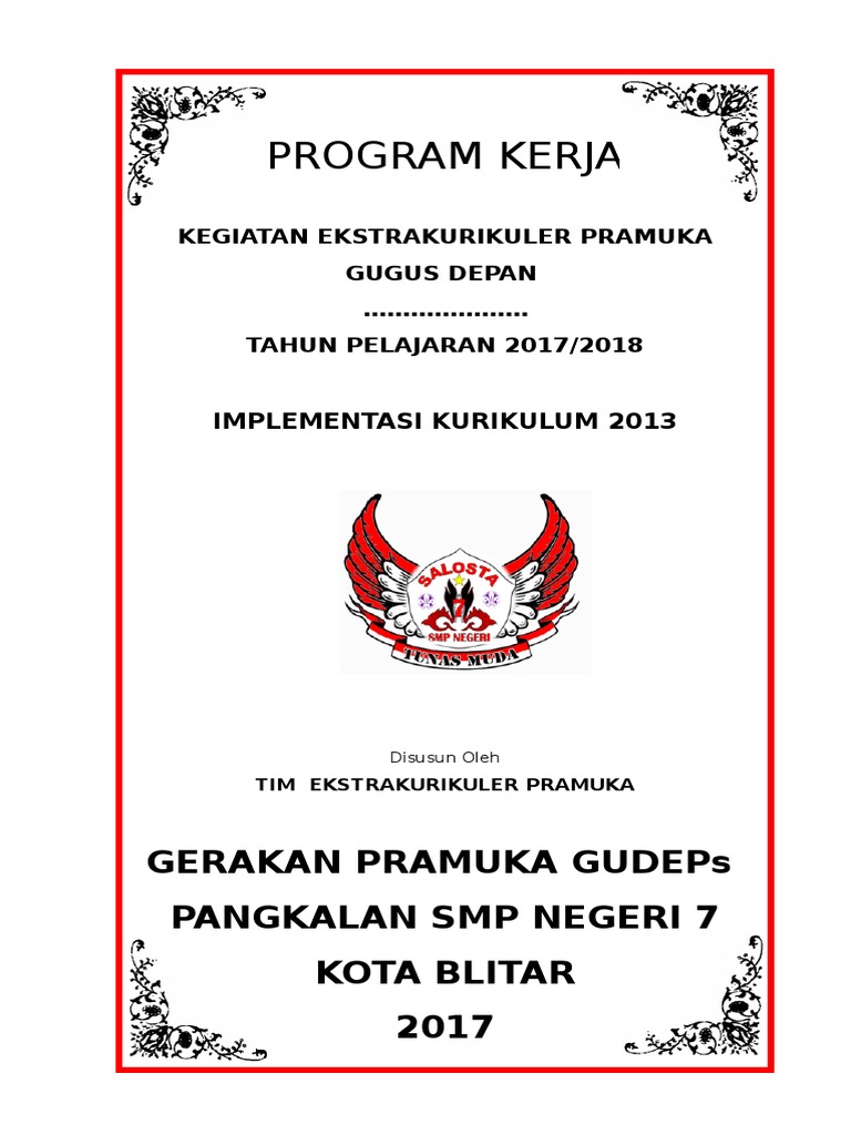 Program Kerja Tahunan Pramuka SMP | PDF