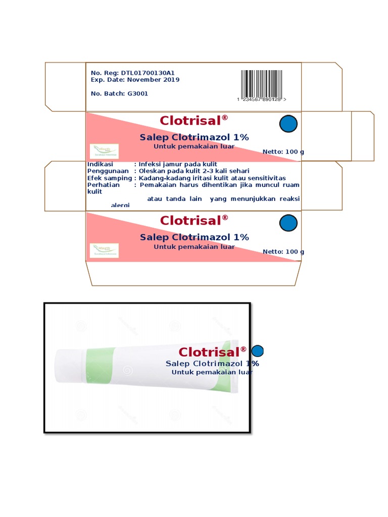 Desain Kemasan Salep Clotrimazole | PDF