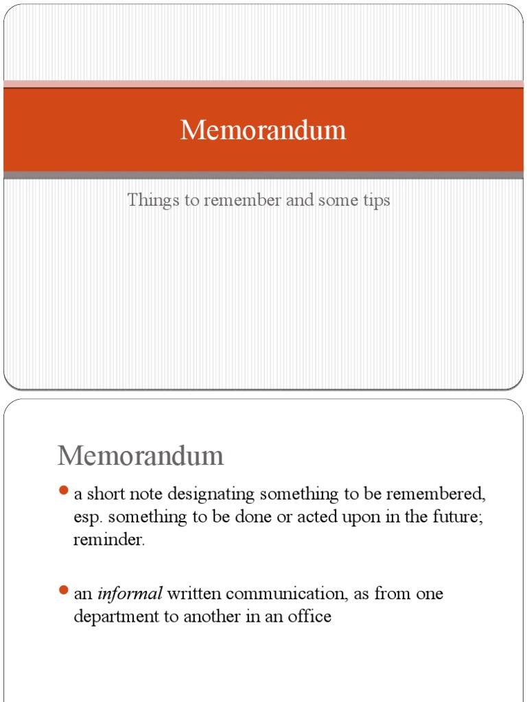 Essential Memo Writing Tips | PDF | Memorandum | Cognition
