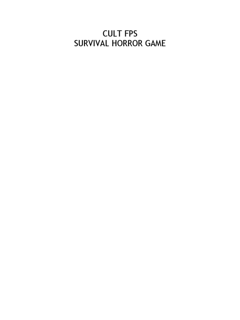 Game Document Template Edited | PDF