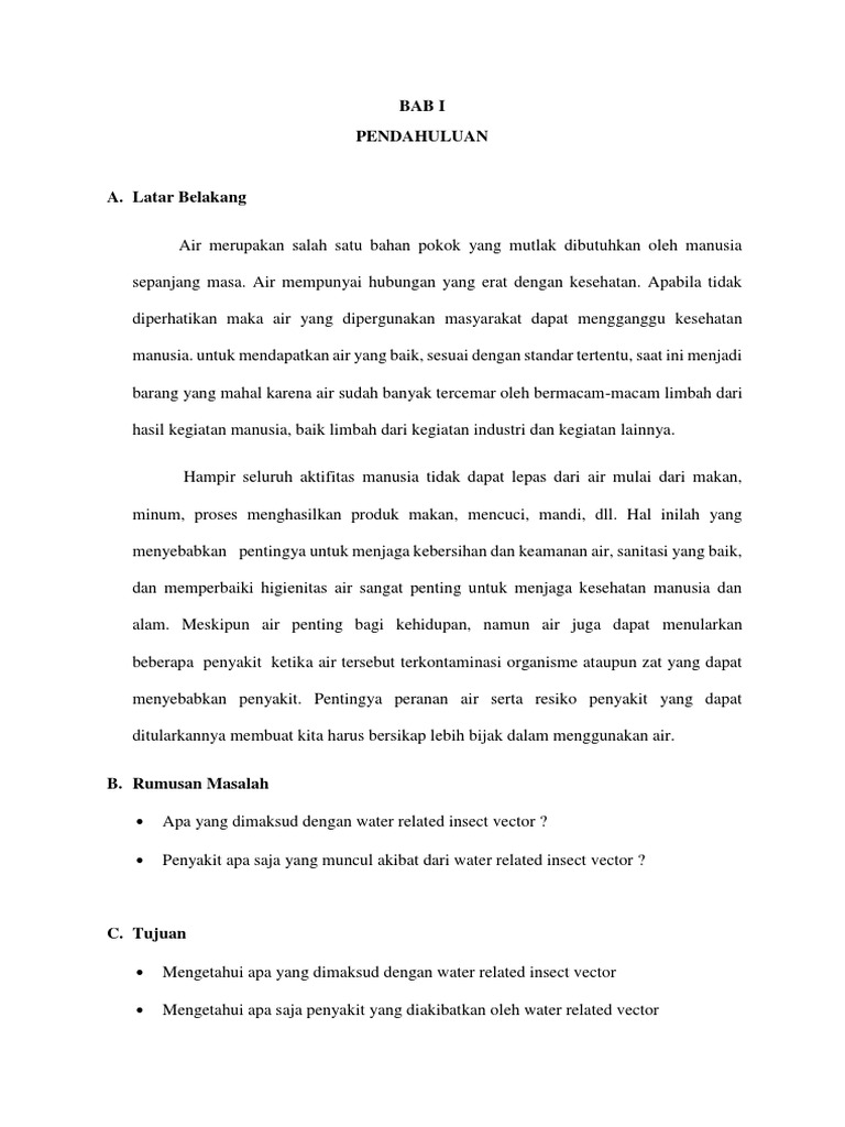 Water Related Insect Vector | PDF